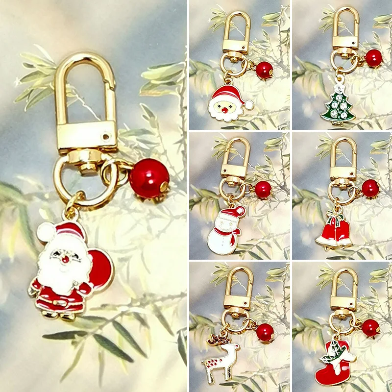 New Year Keychain 2023 | Christmas Gifts | Bag Accessories | Santa Key ...