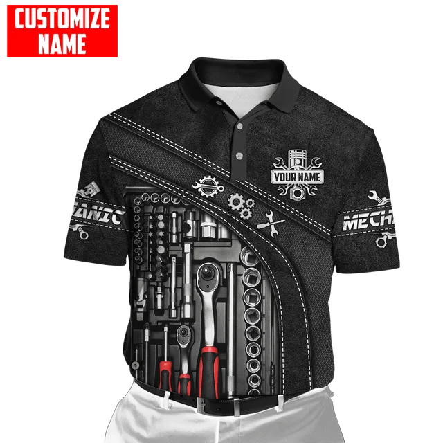 Mechanic Shirts With Name