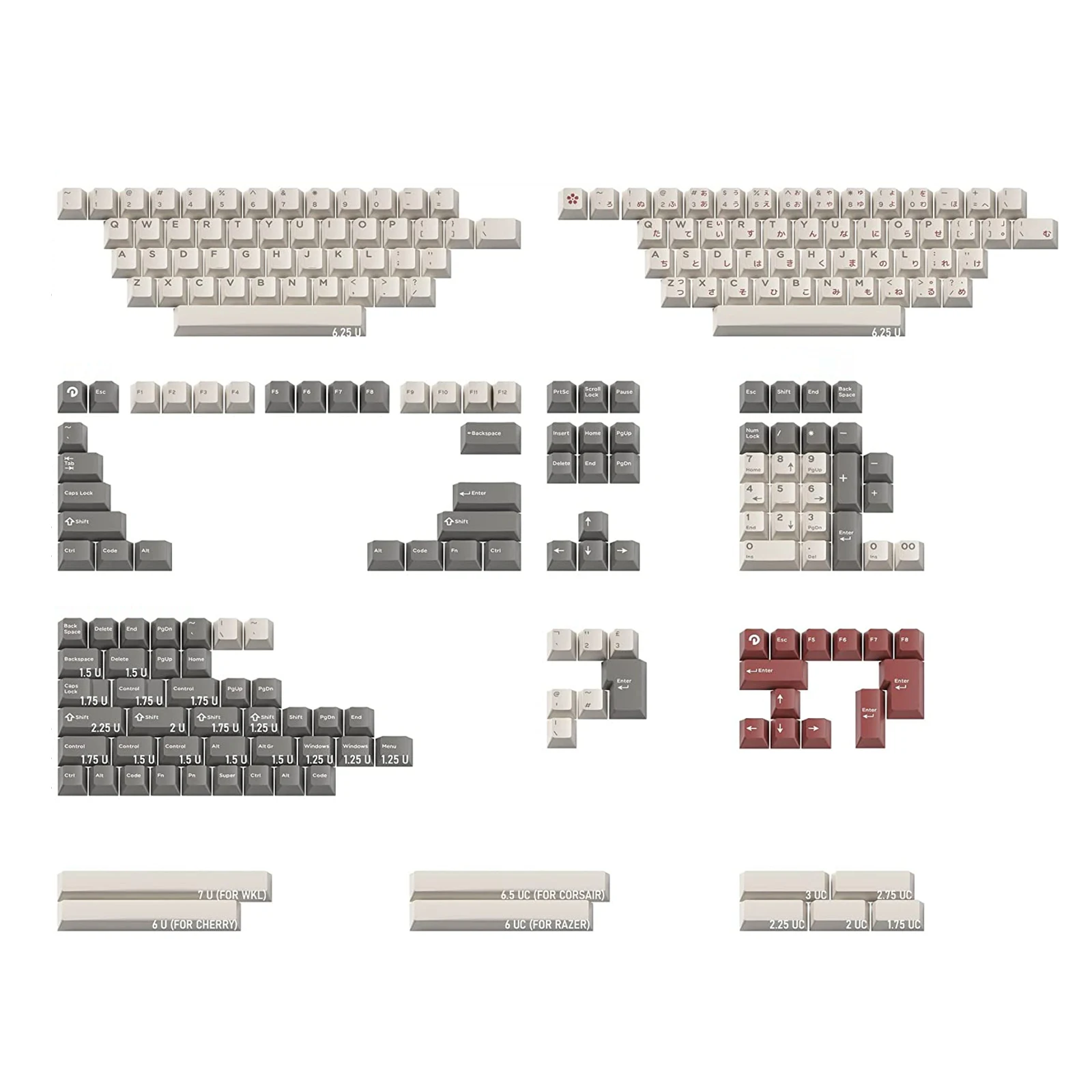 GHOSTJUDGES-KPREPUBLIC-Domikey-Astronaut-ABS-DoubleShot-Keycaps-Cherry ...