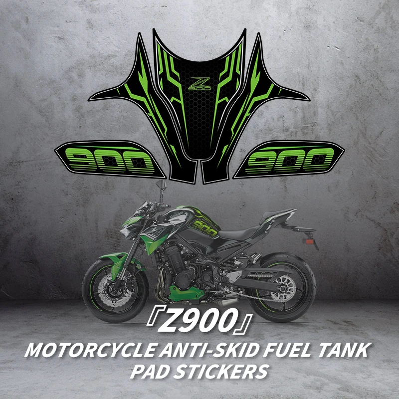 For-KAWASAKI-Z900-Bike-Gas-Fuel-Pad-Refit-Decals-Kits-Of-Motorcycle ...