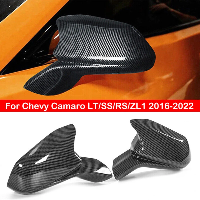 For Chevy Camaro LT/SS/RS/ZL1 2016-2022 Rearview Side Mirror Cover Wing ...