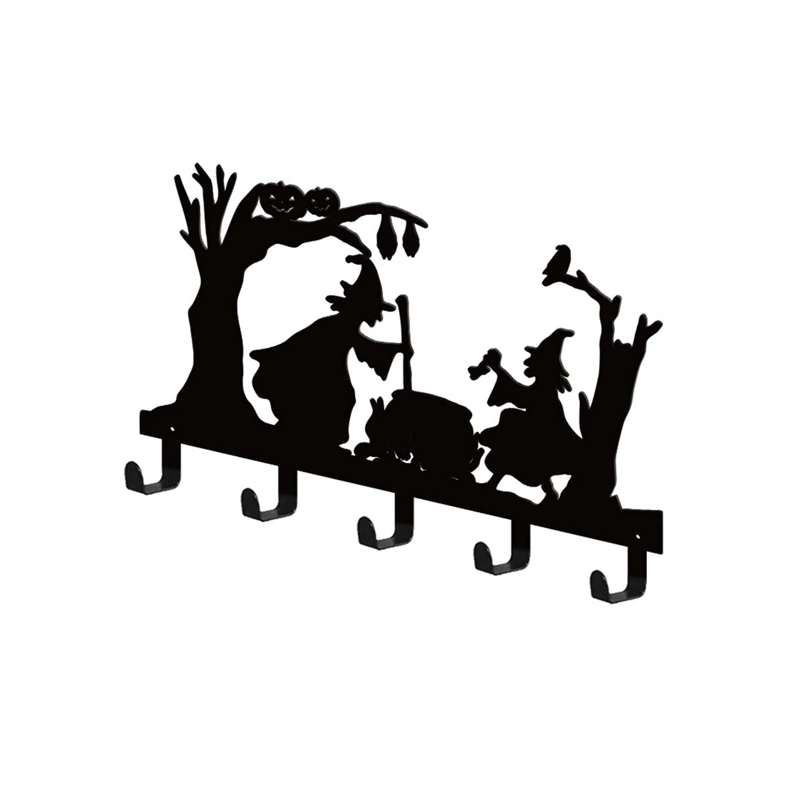 Halloween-Witch-Shaped-Hooks-Multi-Purpose-Hooks-Set-Heavy-Space-Saving ...