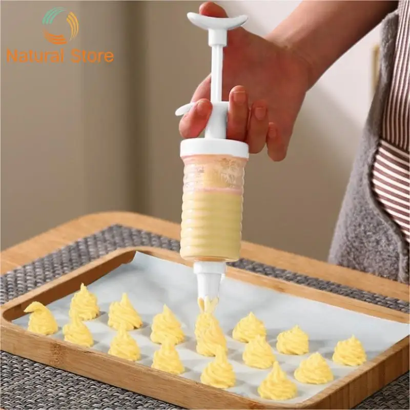 new-8-pipe-nozzles-with-syringe-Plastic-cream-baking-nozzle-dispenser ...