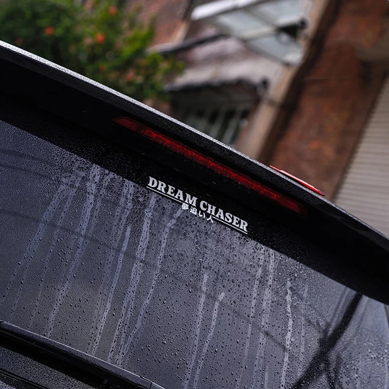 DREAM CHASER Car Rear Windshield Sticker Reflective JDM Vinyl Decal ...