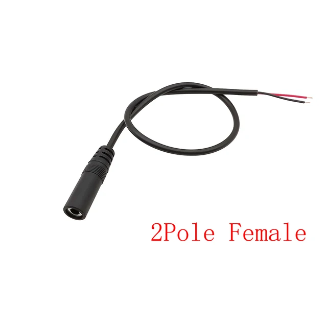3.5mm 1/8'' Mono/Stereo Male Plug Female Jack Connector 2/3/4 Pole Pin ...