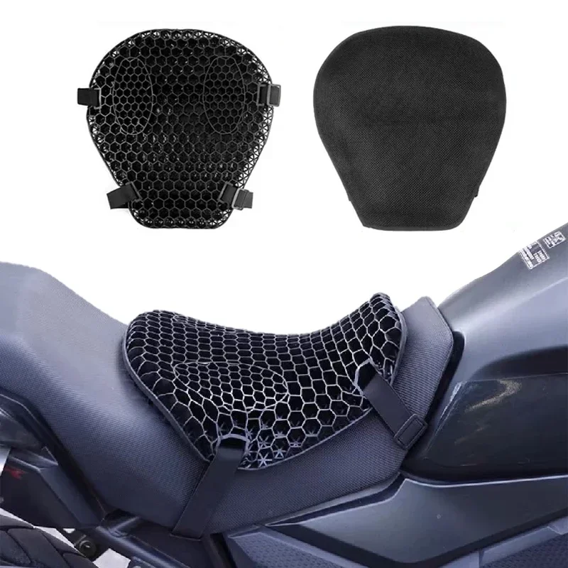 Summer Motorcycle Seat Gel Pad Autobike Honeycomb Heat Dissipation Seat ...