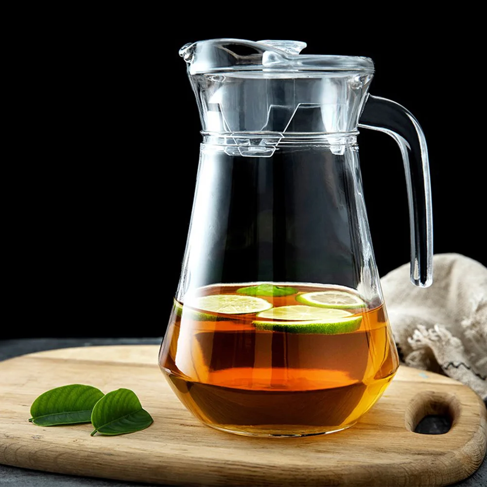 Acrylic Pitcher Water Pitchers Beverage Lid Juice Tea Lemonade Acrylic ...