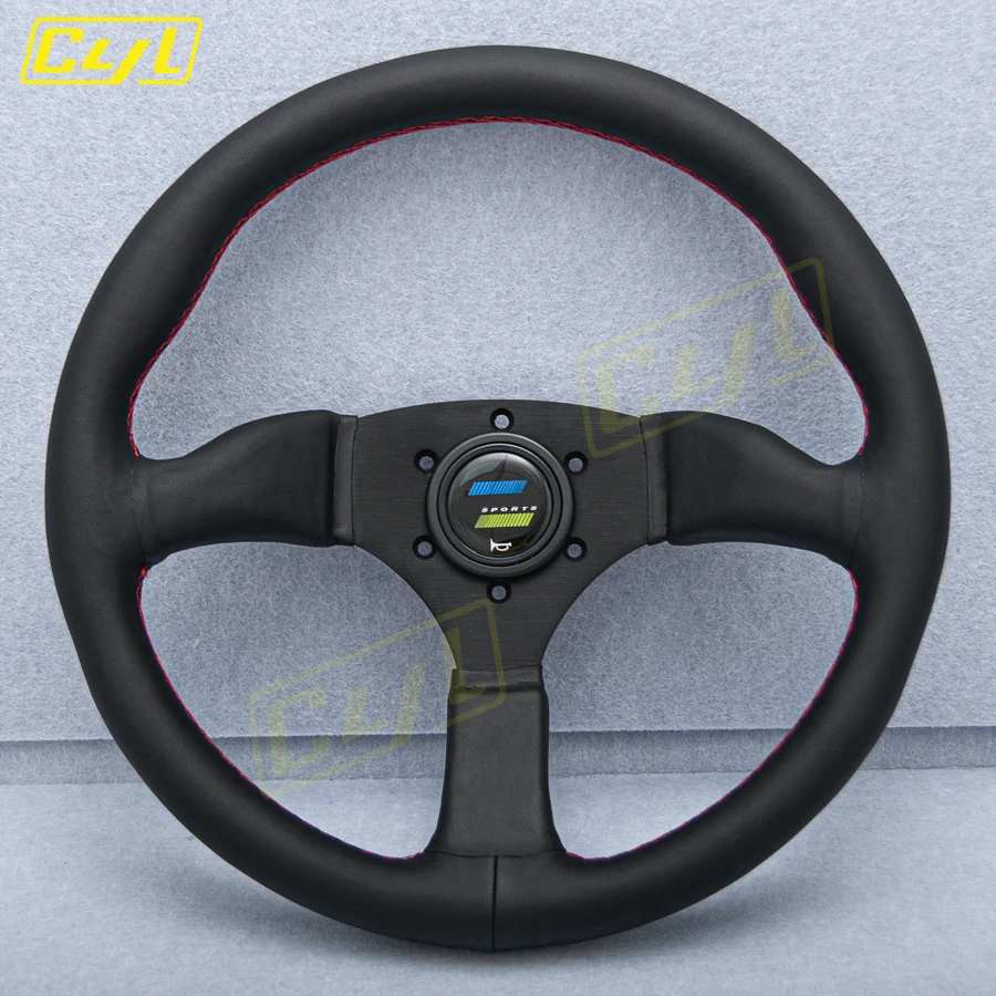 JDM-Sports-Car-Racing-Performance-Tuning-Sports-14inch-Leather-Steering ...