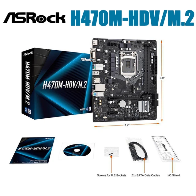 Asrock B460M HDV MATX Motherboard Brightstar Computer, 49% OFF