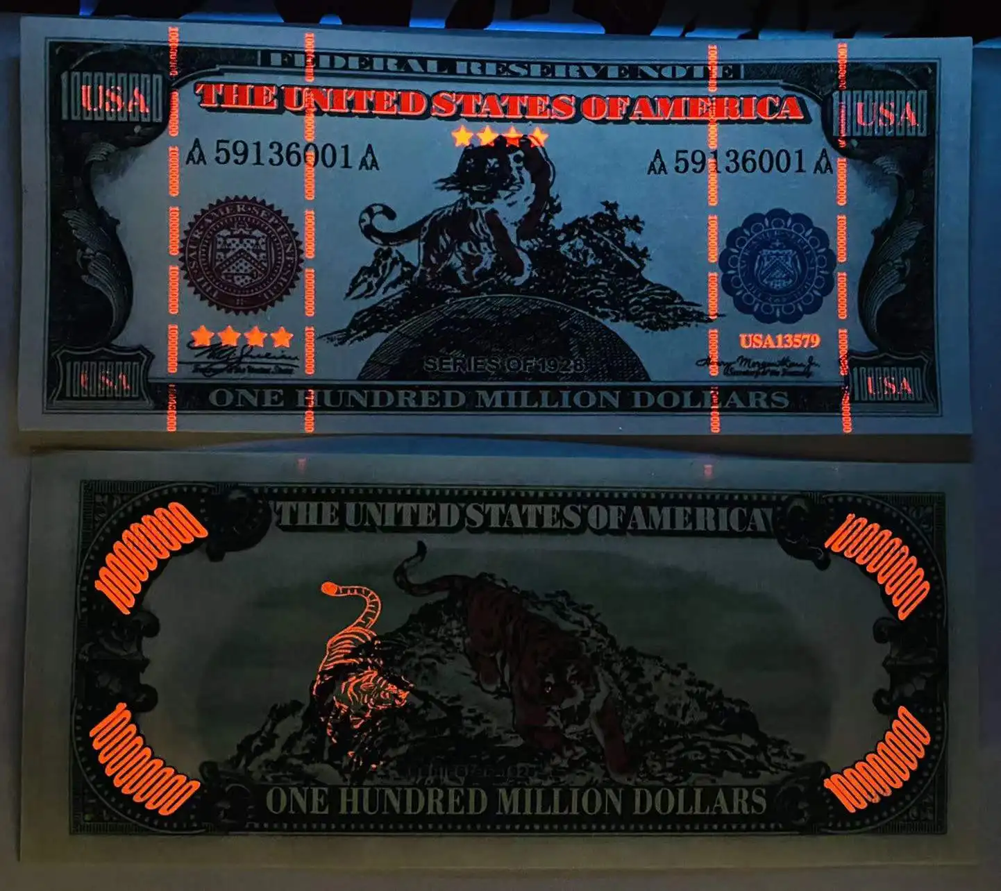 100 Million Dollars Cash