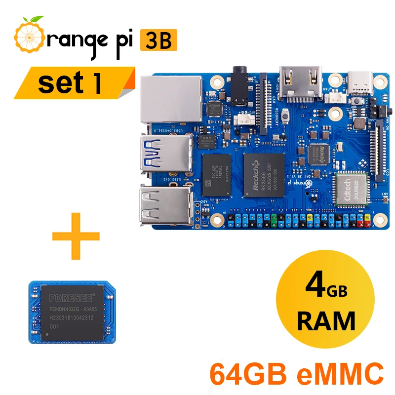 Computador-de-Placa-nica-Laranja-Pi-Wi-Fi-Gigabit-Demo-Board-Run-Andr ...