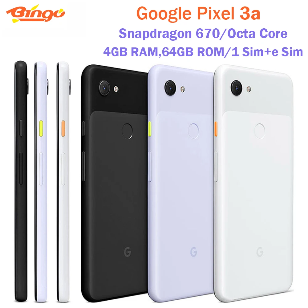 Original-Google-Pixel-3A-4G-LTE-5-6-Snapdragon-670-Octa-Core-4GB-RAM ...