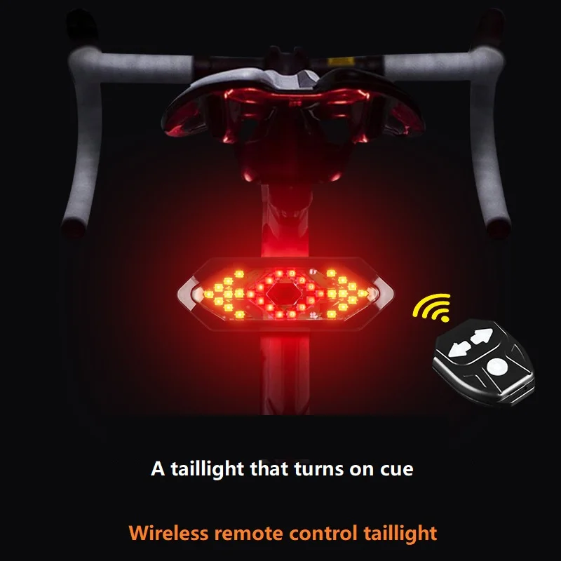 Remote-Lights-Bike-Turn-Signal-Rear-Light-Bicycle-Lamp-LED-Rechargeable ...