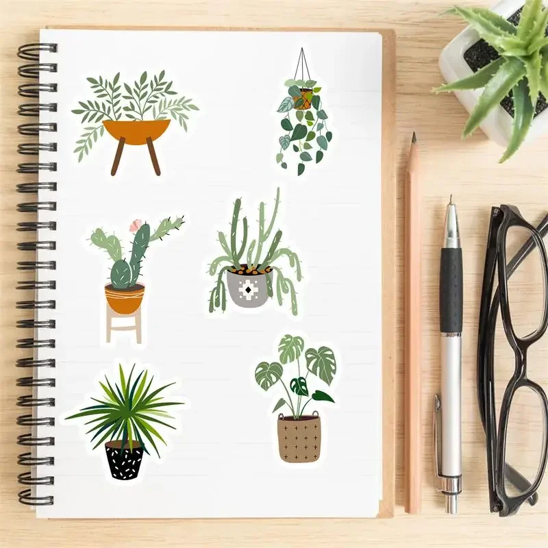 Cute Plant PVC Stickers – DIY Craft Ideas