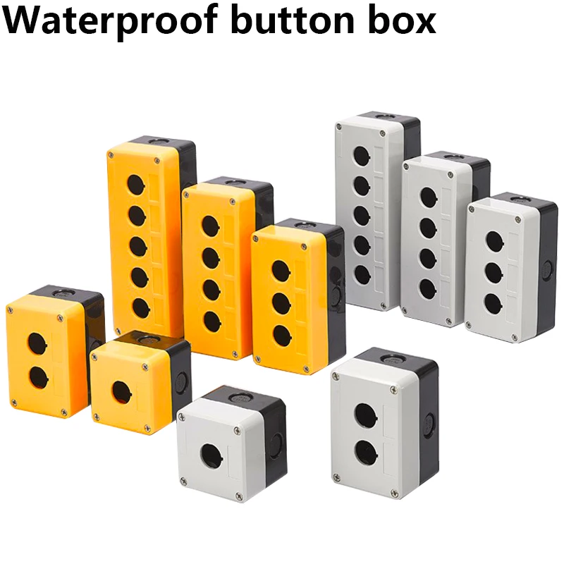 Waterproof-button-box-switch-control-box-12345-hole-industrial-switch ...