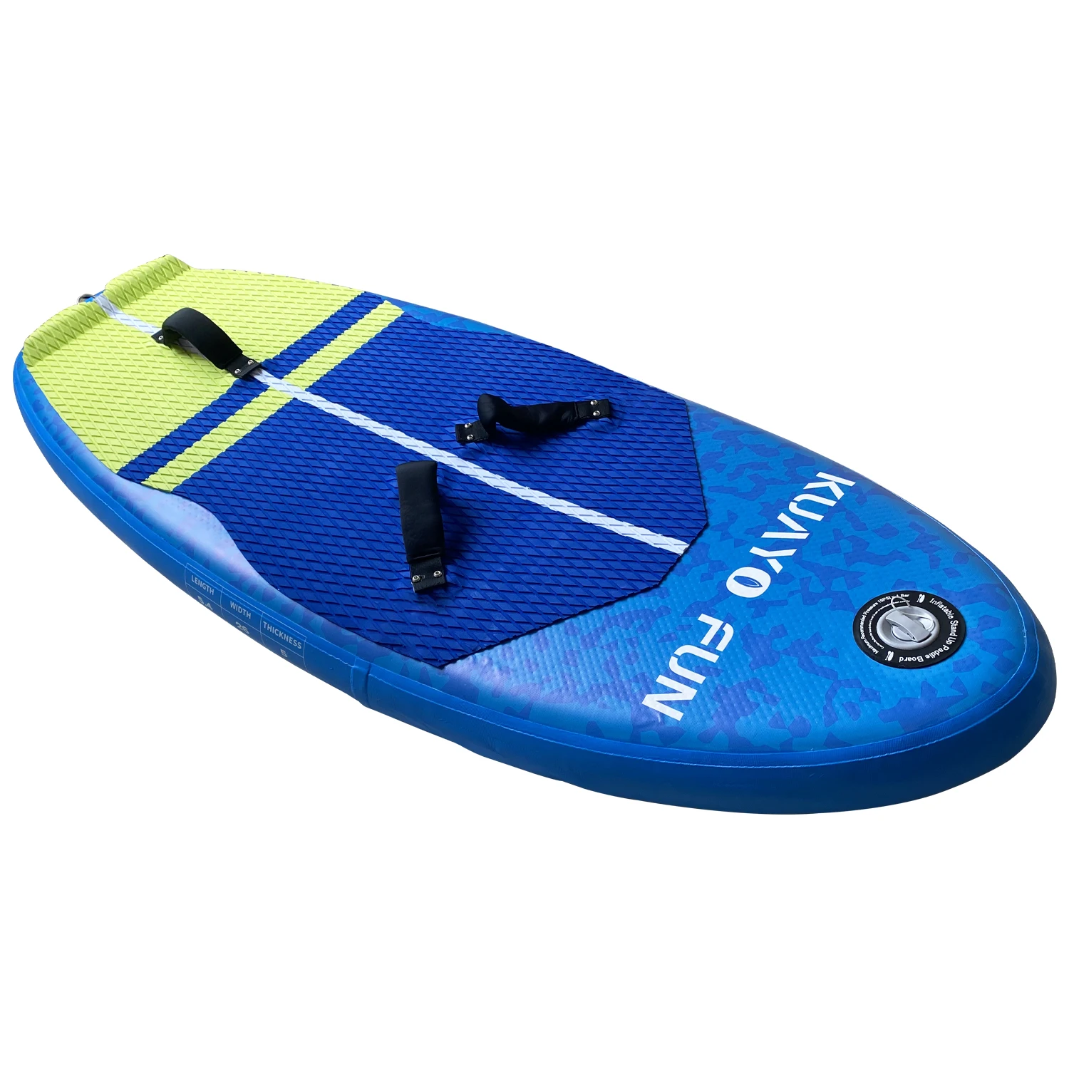 KUAYO-140L-110L-Carbon-Inflatable-Surfing-Foilboard-Hydrofoil-Blue-PVC ...
