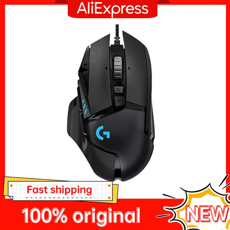 Logitech-G502-HERO-Professional-Gaming-Mouse-Sincroniza-o-de-Luz-Ajust ...