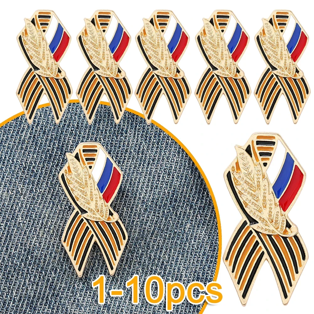 Ribbon-Sign-Badge-Enamel-Badge-Russian-Flag-Saint-Victory-Day-Lapel-Pin ...