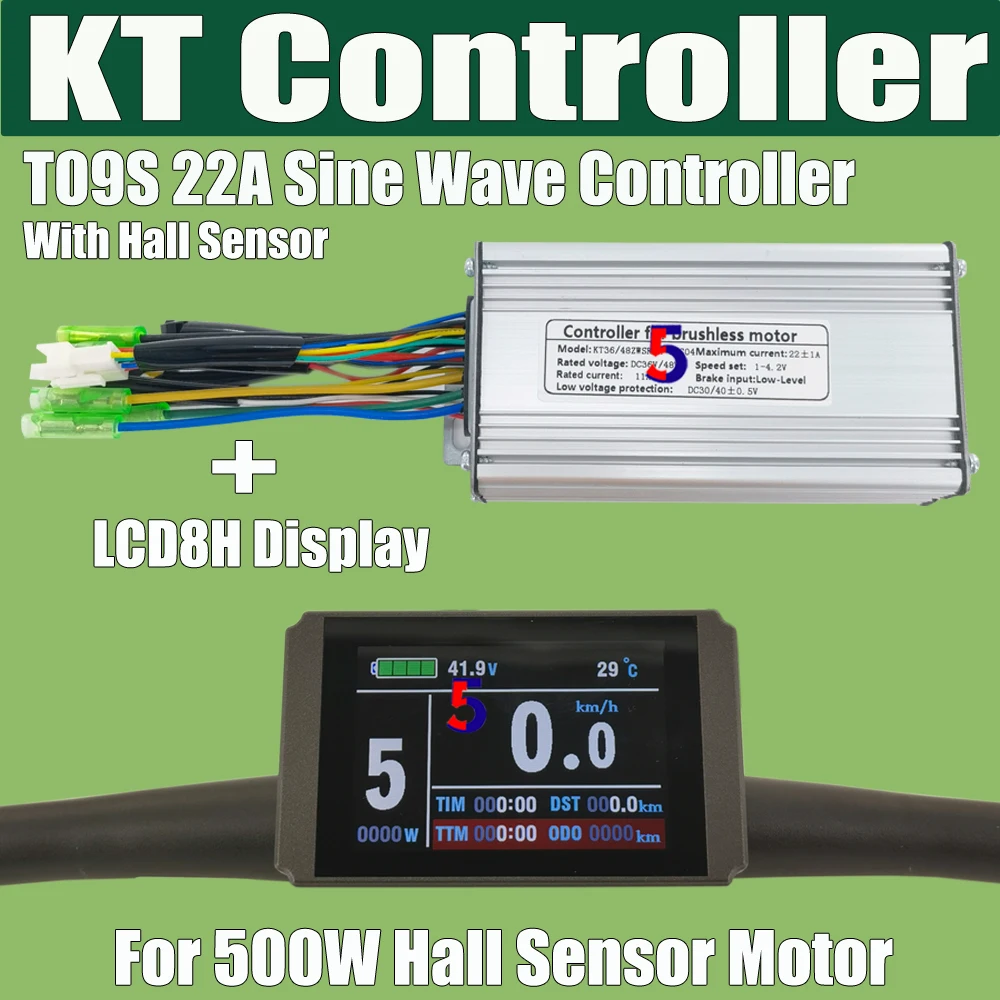 Ebike-KT-S09S-Controller-36V-48V-500W-Controller-motore-mozzo-KT ...