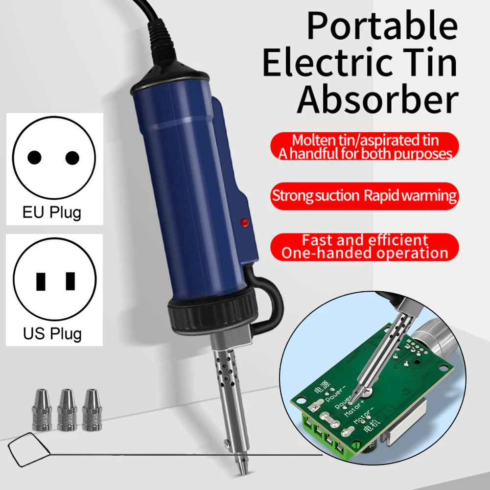 Electric-Solder-Tin-Sucker-EU-US-Plug-Vacuum-Soldering-Remove-Pump-With ...