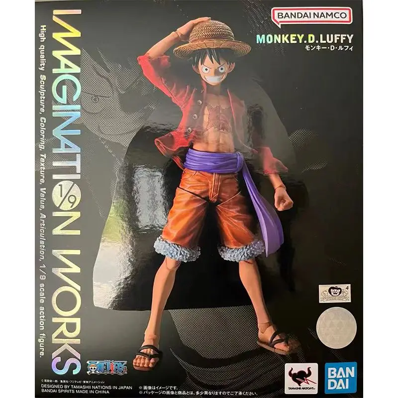 Original-Bandai-IMAGINATION-WORKS-ONE-PIECE-Monkey-D-Luffy-Moving-Doll ...