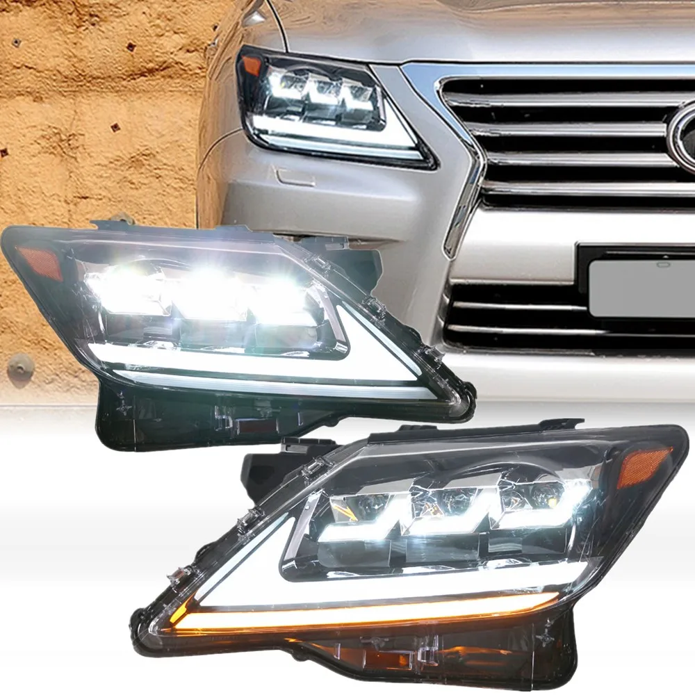 Car-Front-Lights-For-Lexus-LX570-LED-Headlight-2008-2015-LX-570 ...
