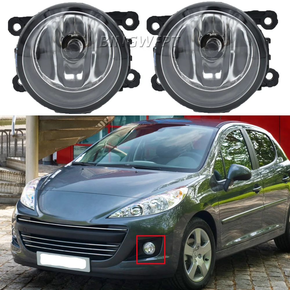 Car-styling-LED-Fog-Light-For-Peugeot-107-207-307-407-607-308-408-2008 ...