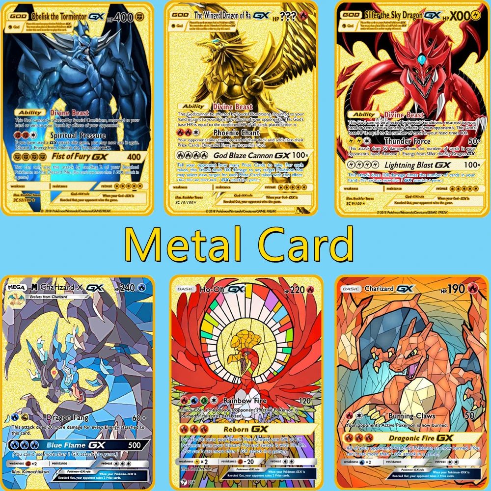 Pikachu Lucario Metal | Collection Card | Children's Toy | Lucario Card ...