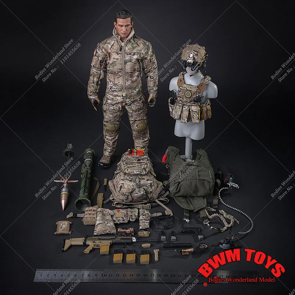Minitimes M028 1/6 Scale Collectible U.S. Army Special Forces Parachute Jump HALO Full Set ...