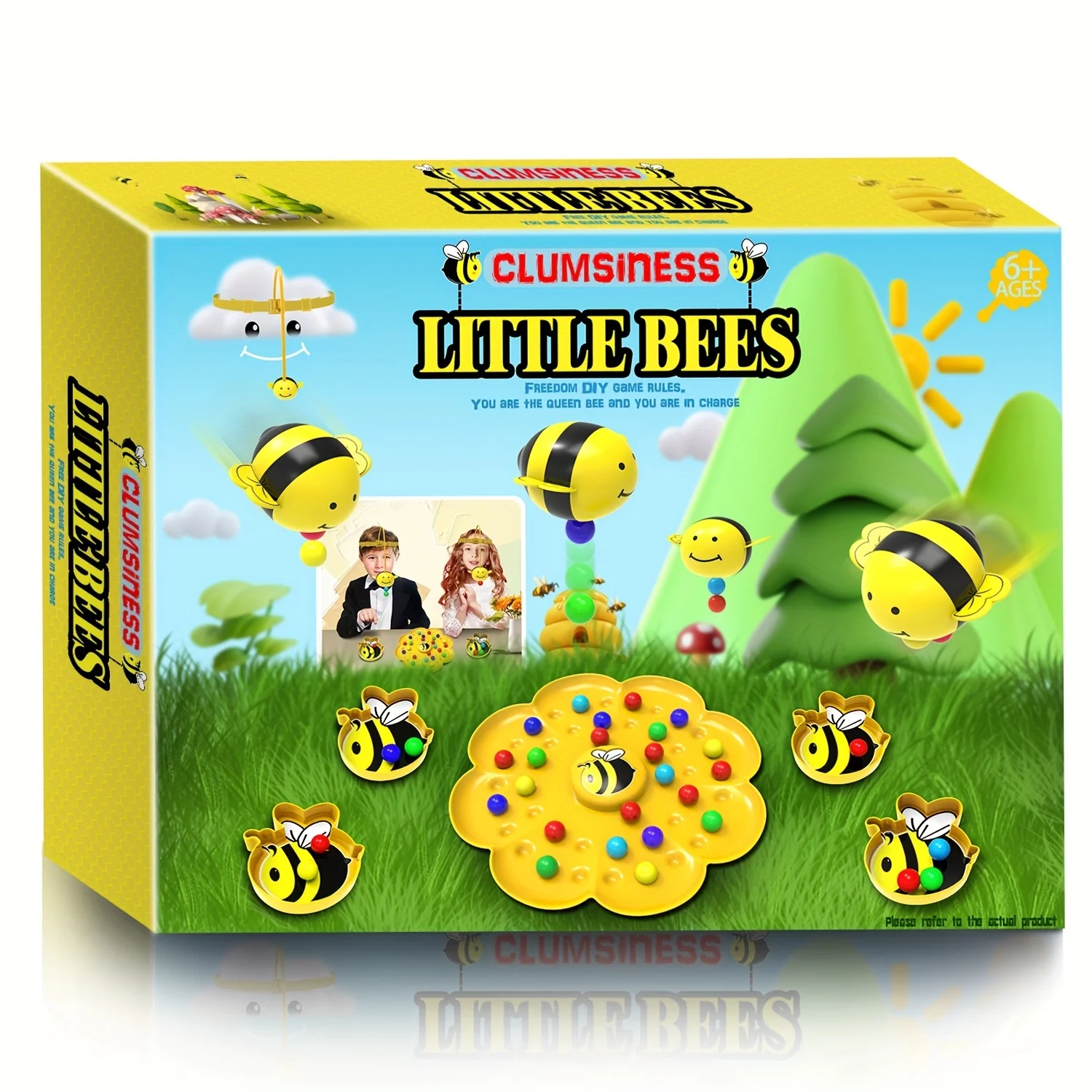 1-Box-Clumsiness-Little-Bees-Multifunctional-Board-Game-Puzzle-Fishing ...