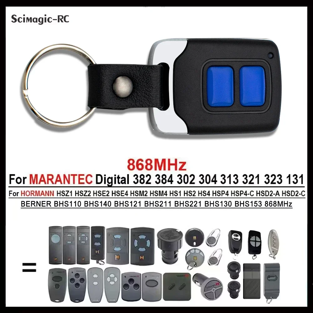 Hormann HSM2 HSM4 HSE2 HS4 HS2 Garage Door Remote Control 868MHz ...
