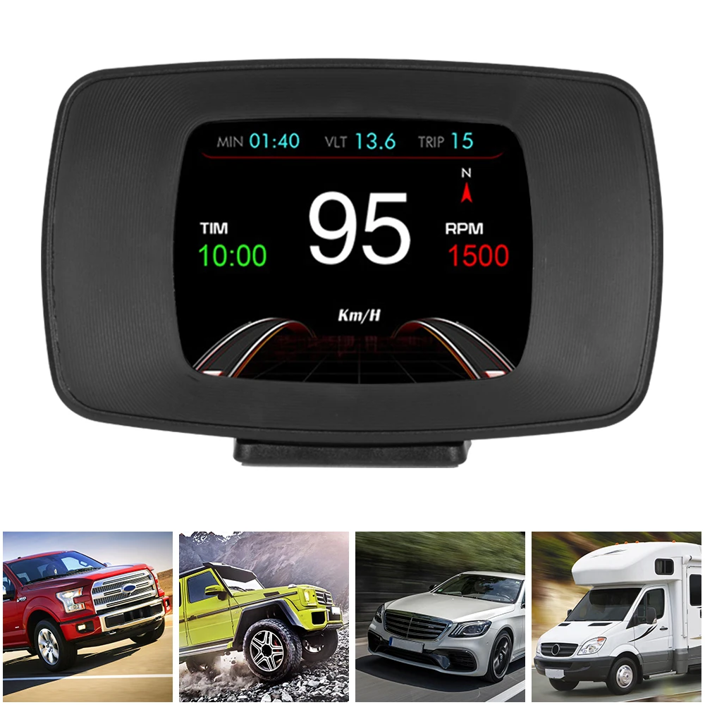 Water-Temperature-P13-Head-Up-Display-Smart-Car-HUD-Meter-Digital ...