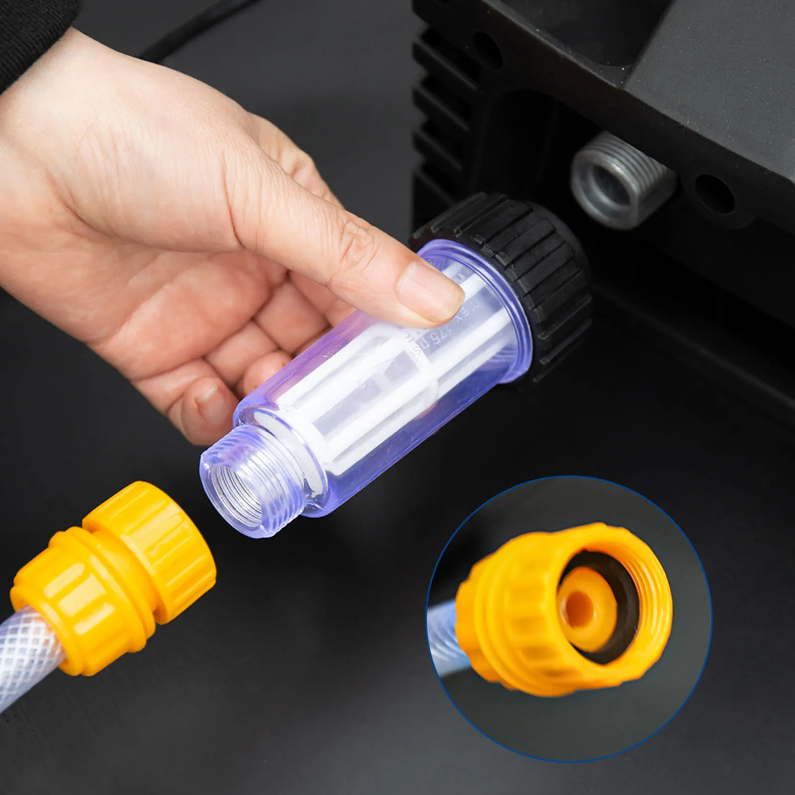 For-K-rcher-Water-Filter-Internal-Thread-Plastic-External-Thread-For ...