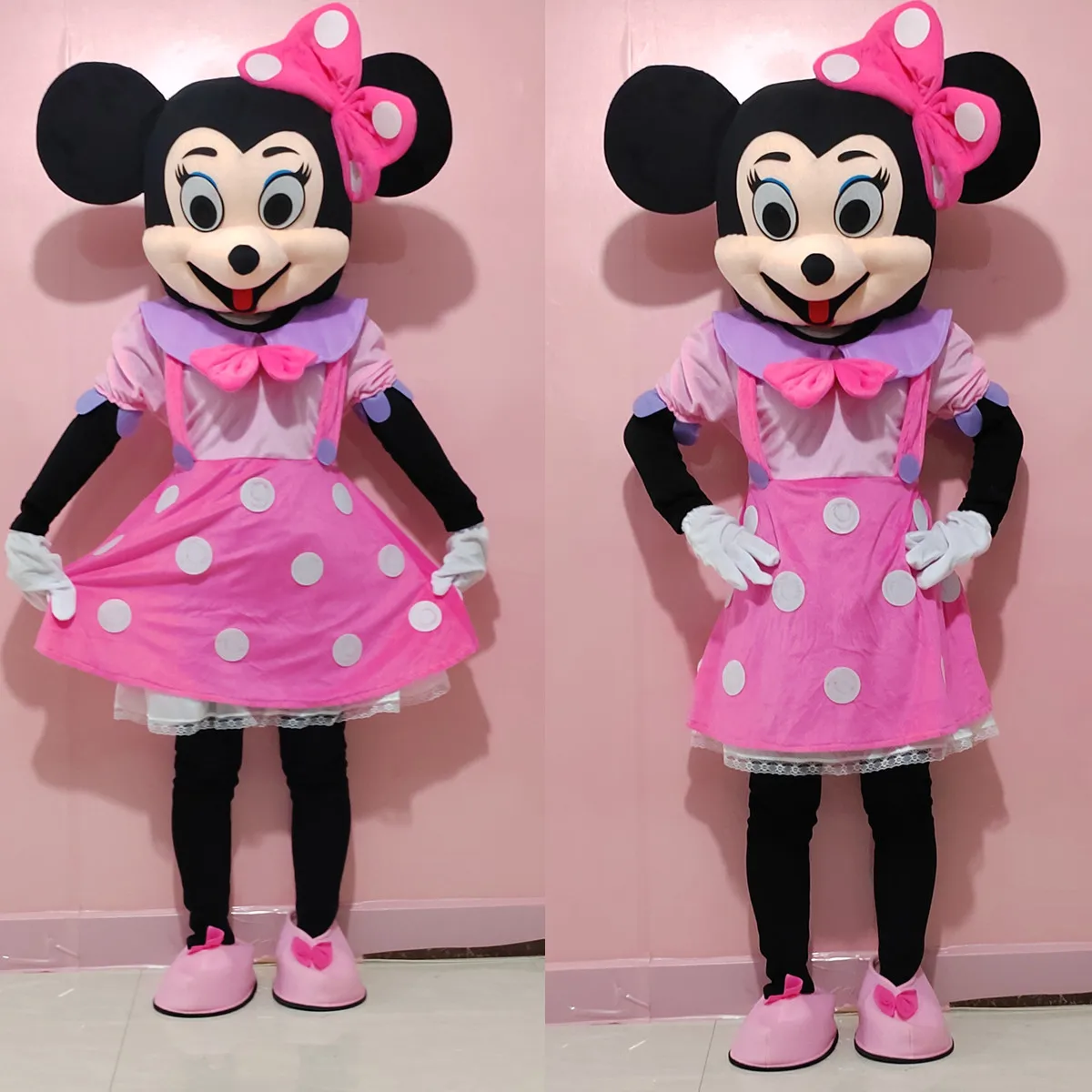 Pink Minnie Mouse Costume Adults