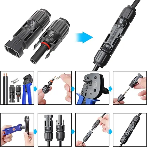 PV Solar Connector 1500V UV Resistant for Photovoltaic Solution