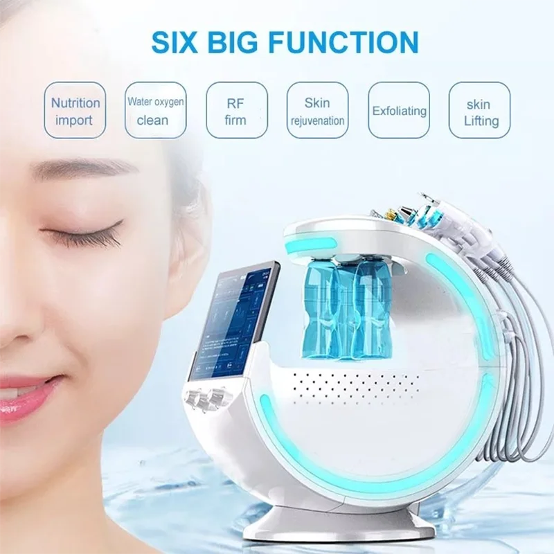 Smart-Ice-Blue-7-in-1-Facial-Skin-Analysis-Machine-Ultrasonic ...