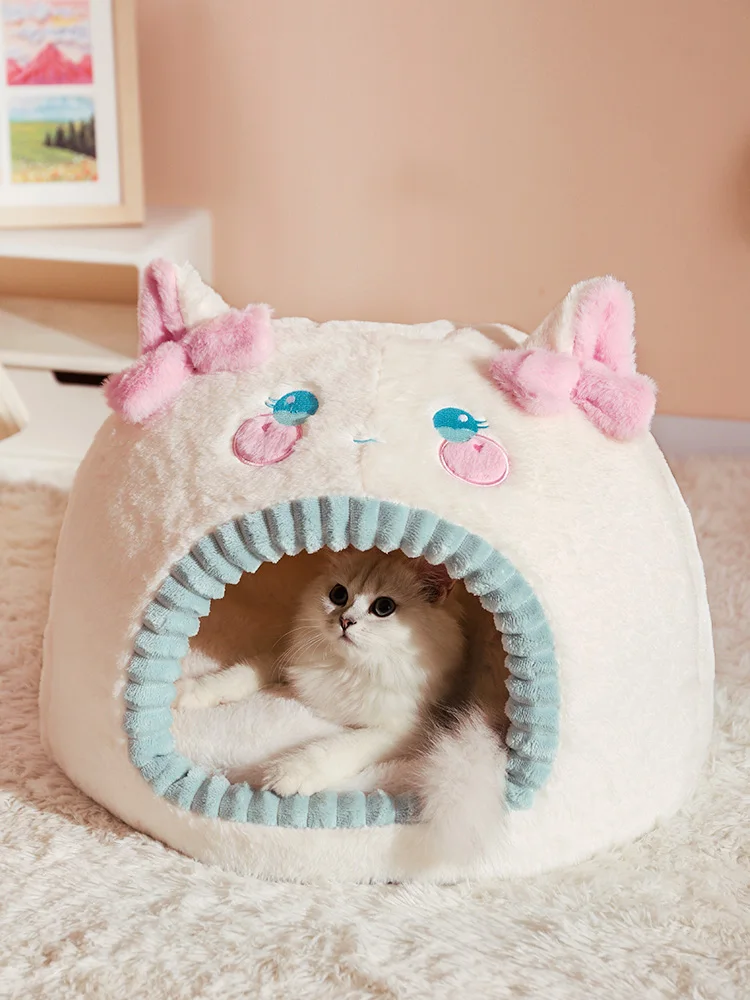 Ninho-de-Gato-Universal-Four-Seasons-Quente-no-Inverno-Abrigo-Fechado ...