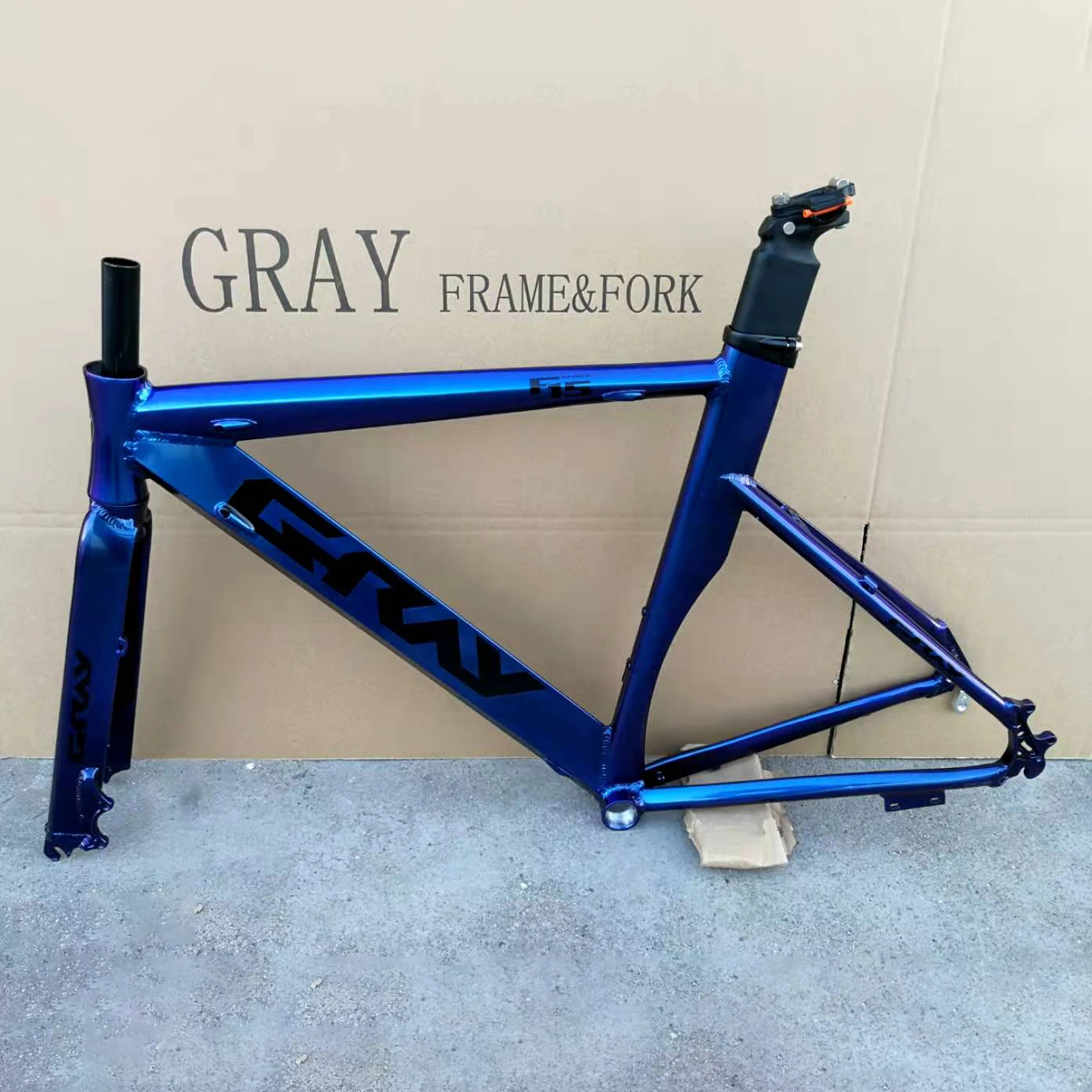 GRAY F15 Bike Frame Aerodynamics Aluminum Alloy Road Bicycle Frameset ...