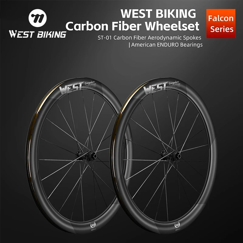 WEST-BIKING-T700-T800-Carbon-Fiber-Bike-Wheel-Set-Lightweight-High ...