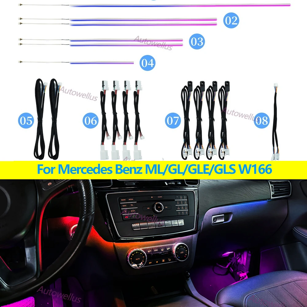 Mercedes Ambient Interior Lighting: The Complete Guide to Plug & Play ...