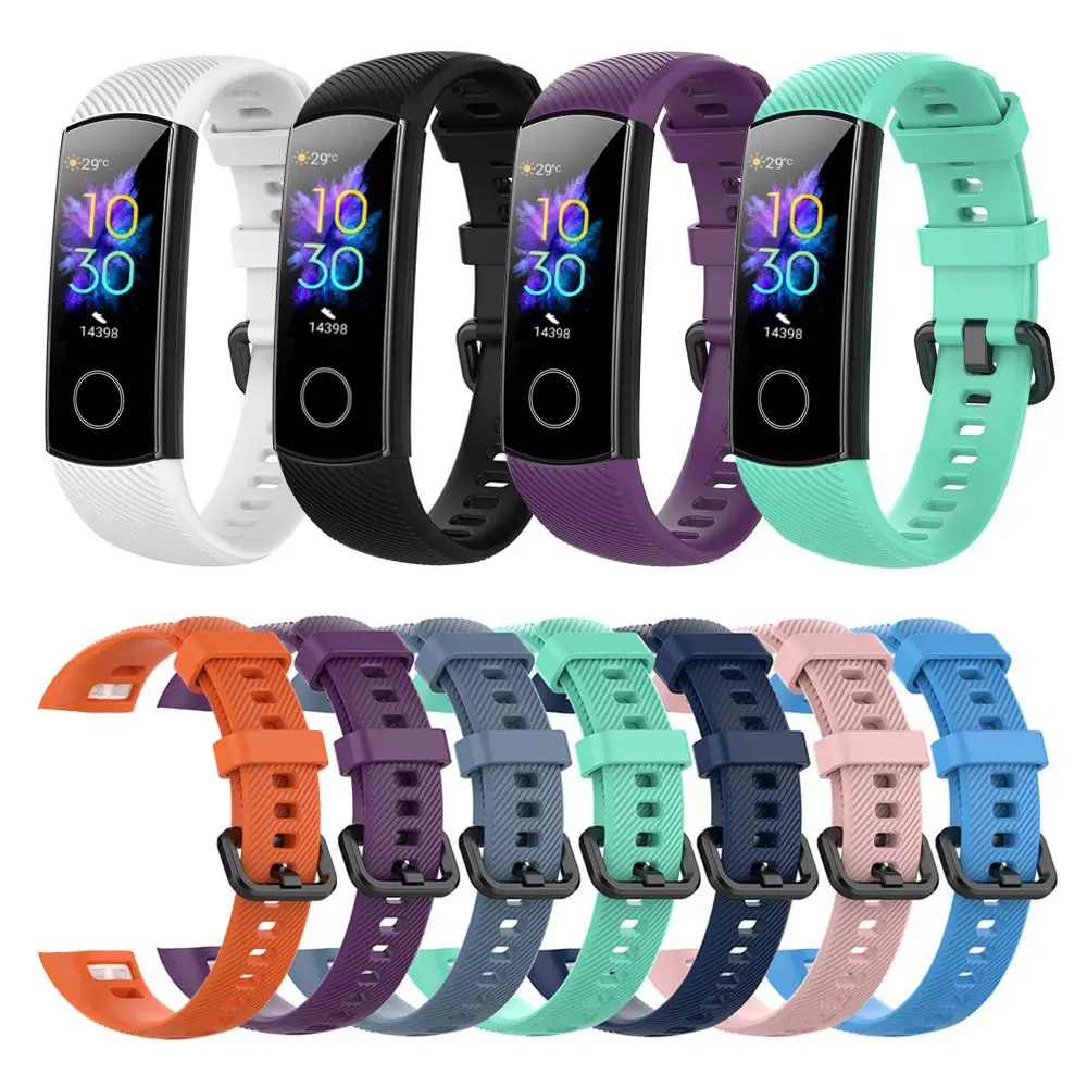 Silicone-Strap-For-Honor-Band-4-5-Smart-Accessories-Replacement ...