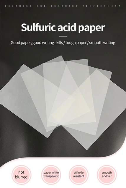 Vellum Paper 100 Sheets Tracing Paper, A4 Transparent Drawing Paper ...