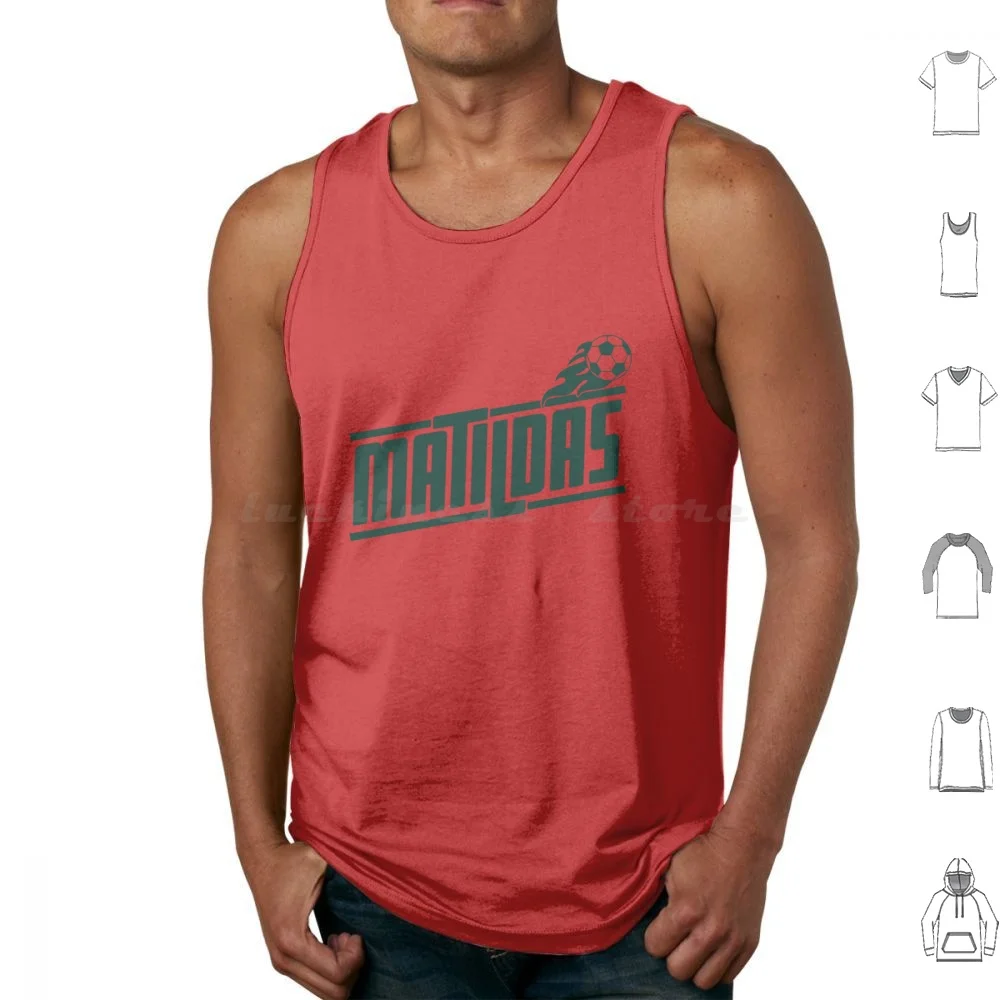 Matildas-Fireball-Tank-Tops-Vest-Sleeveless-Matildas-Australia-Tillies ...
