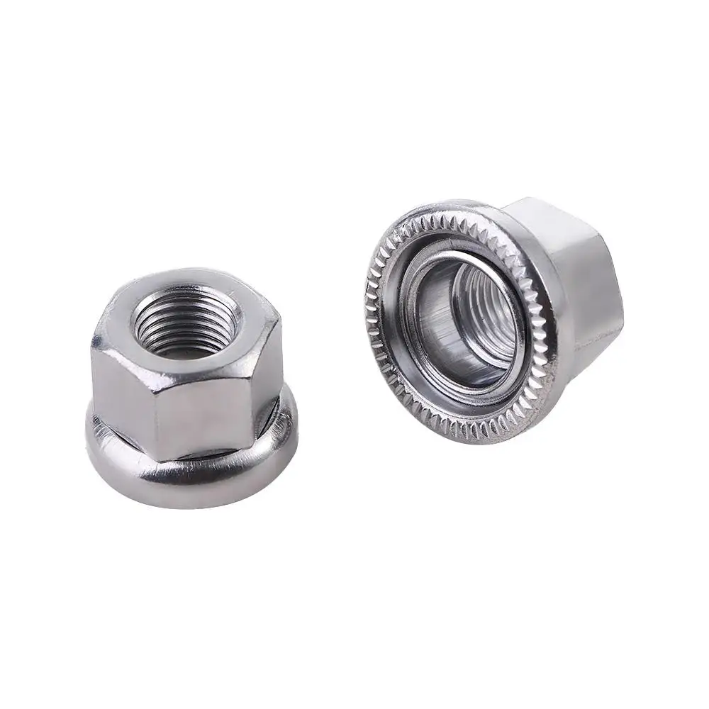 Fixed Gear Bicycle Hub Nuts Front Rear Drum Hub Axle Fastening M9 M10 ...