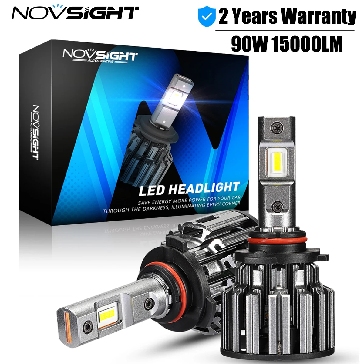 NOVSIGHT-15000LM-90W-9005-HB3-LED-Headlight-Bulbs-LED-Car-Light-Auto ...