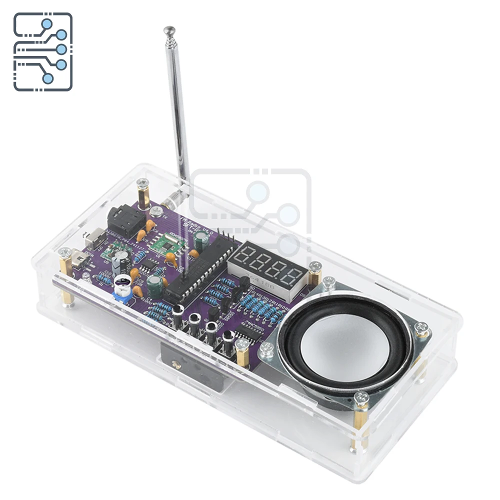 Radio electronic DIY kit AXS2031 FM radio digital tube display radio ...