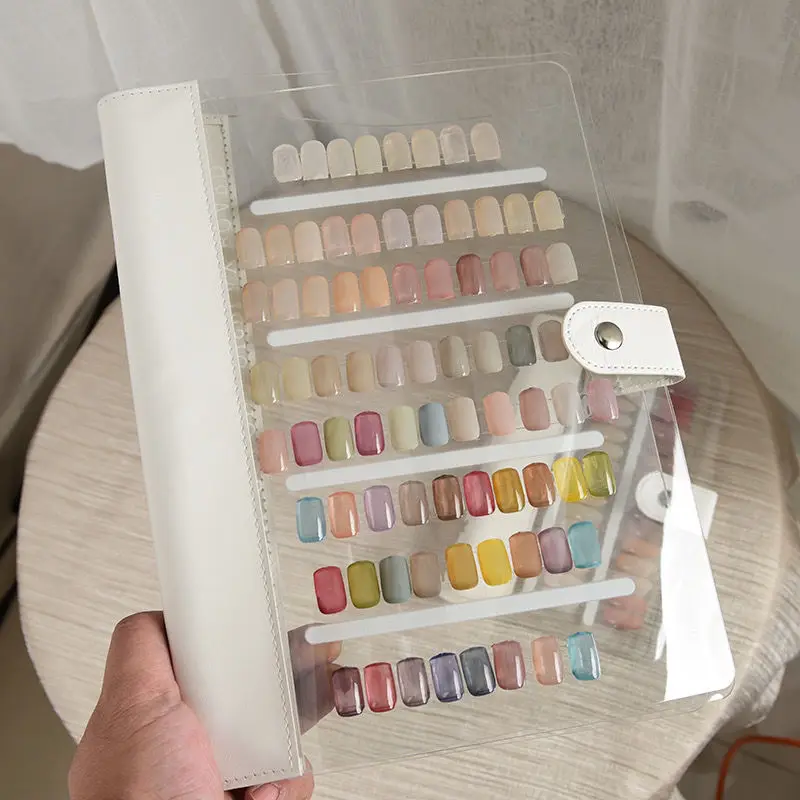 INS-Nail-Art-Color-Plate-Acrylic-Color-Comparison-Card-Nail-Storage-Clip-Display-Board-Salon ...