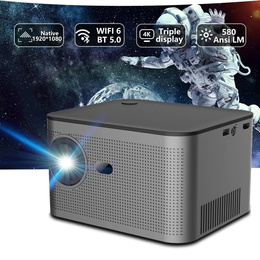 Hy350-New-Projector-Android-11-4K-1920-1080P-Wifi6-580ANSI-Allwinner ...
