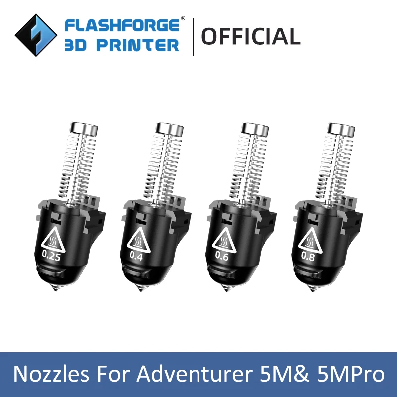 Flashforge-Adventurer-5M-And-5M-Pro-Nozzles-0-25mm-0-4mm-0-6mm-0-8mm ...