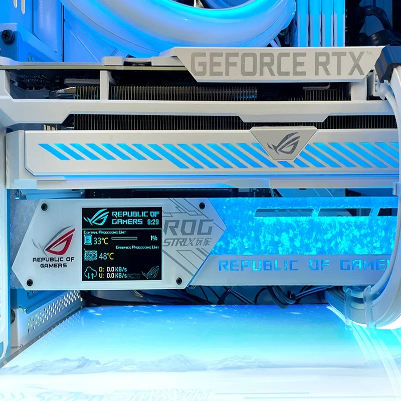 Soporte-de-GPU-personalizado-soporte-VGA-pantalla-de-2-2-pulgadas ...